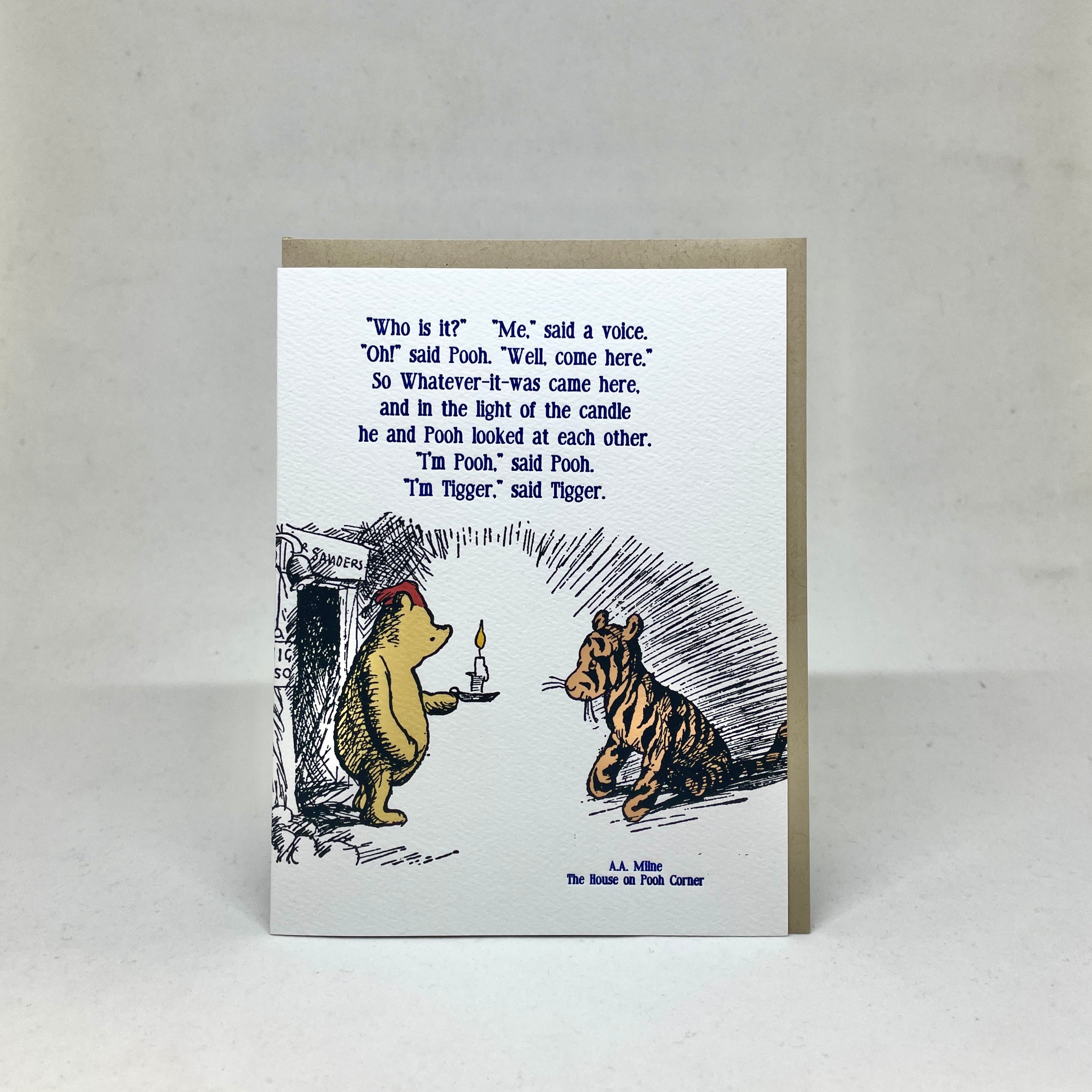 Who Is It? - Pooh Card – Big Wheel Press